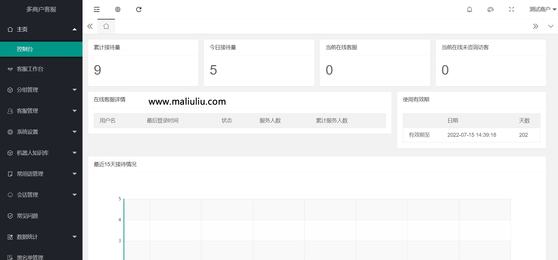 2022年Thinkphp开发的AI智能客服系统源码/多商户多坐席在线客服系统源码/AI智能机器人 - 码六六